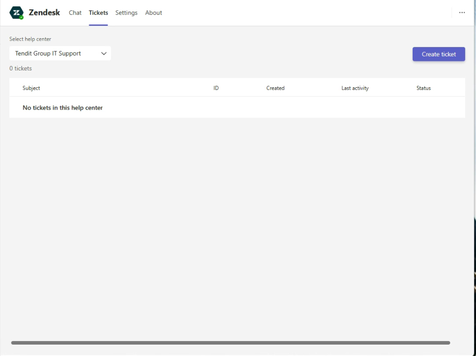 IT - How to Submit a Ticket via Microsoft Teams – Tendit Group IT Support